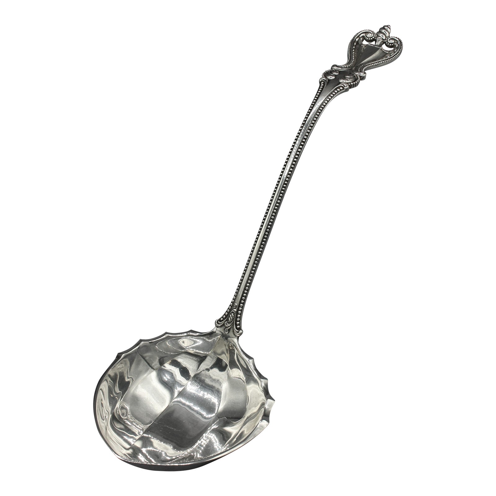 1895 Sterling Silver "Old Colonial" Soup or Punch Ladle by Towle | Chairish