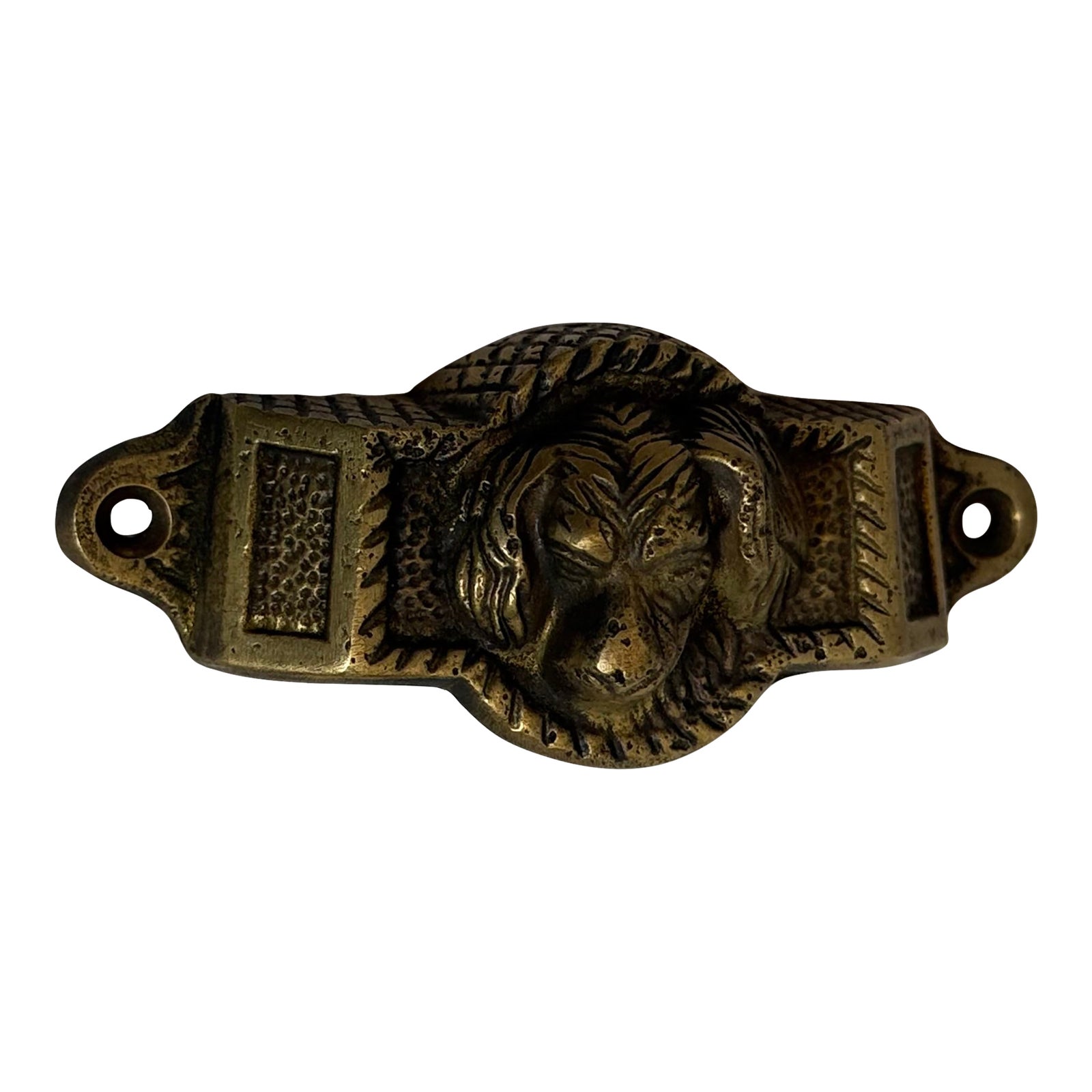 1980s Metal Dog Door Pull | Chairish