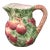 Vintage World Bazaar Majolica Pottery Apples 3d Design Pitcher | Chairish