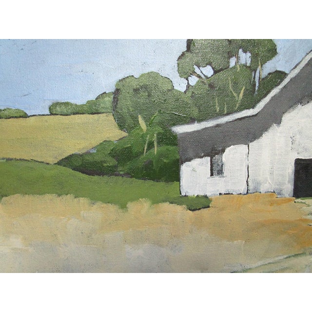 Santa Rosa White Barn Art Lynne French 11x14 California Landscape Oil ...