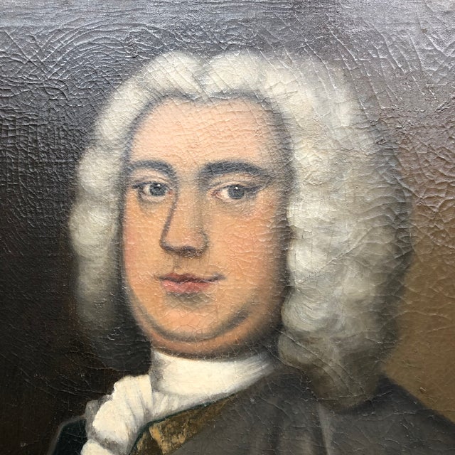 Pair of 18th Century English Portrait Paintings, Framed | Chairish