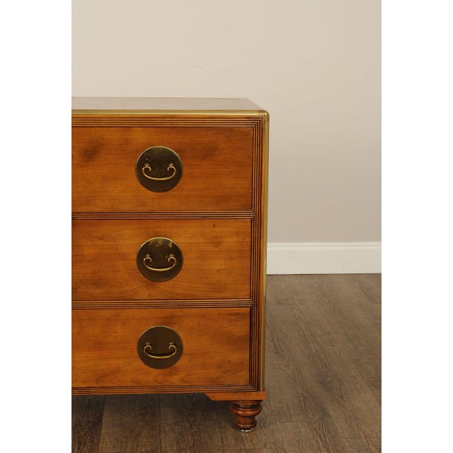 Baker Asian Style Walnut Chest of Drawers | Chairish