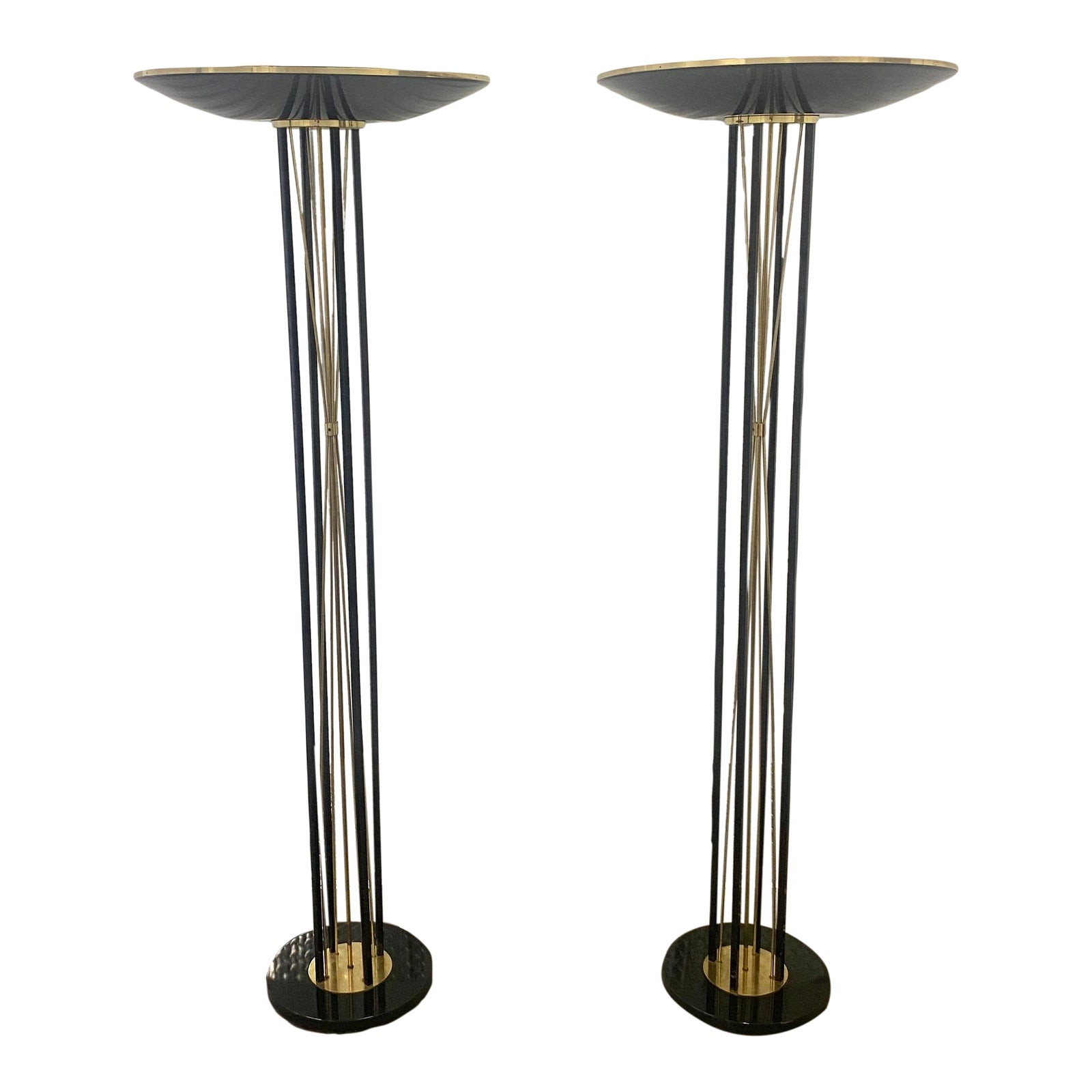 70s Felco Halogen Floor Lamps at the Style of Goffredo Reggiani - a ...