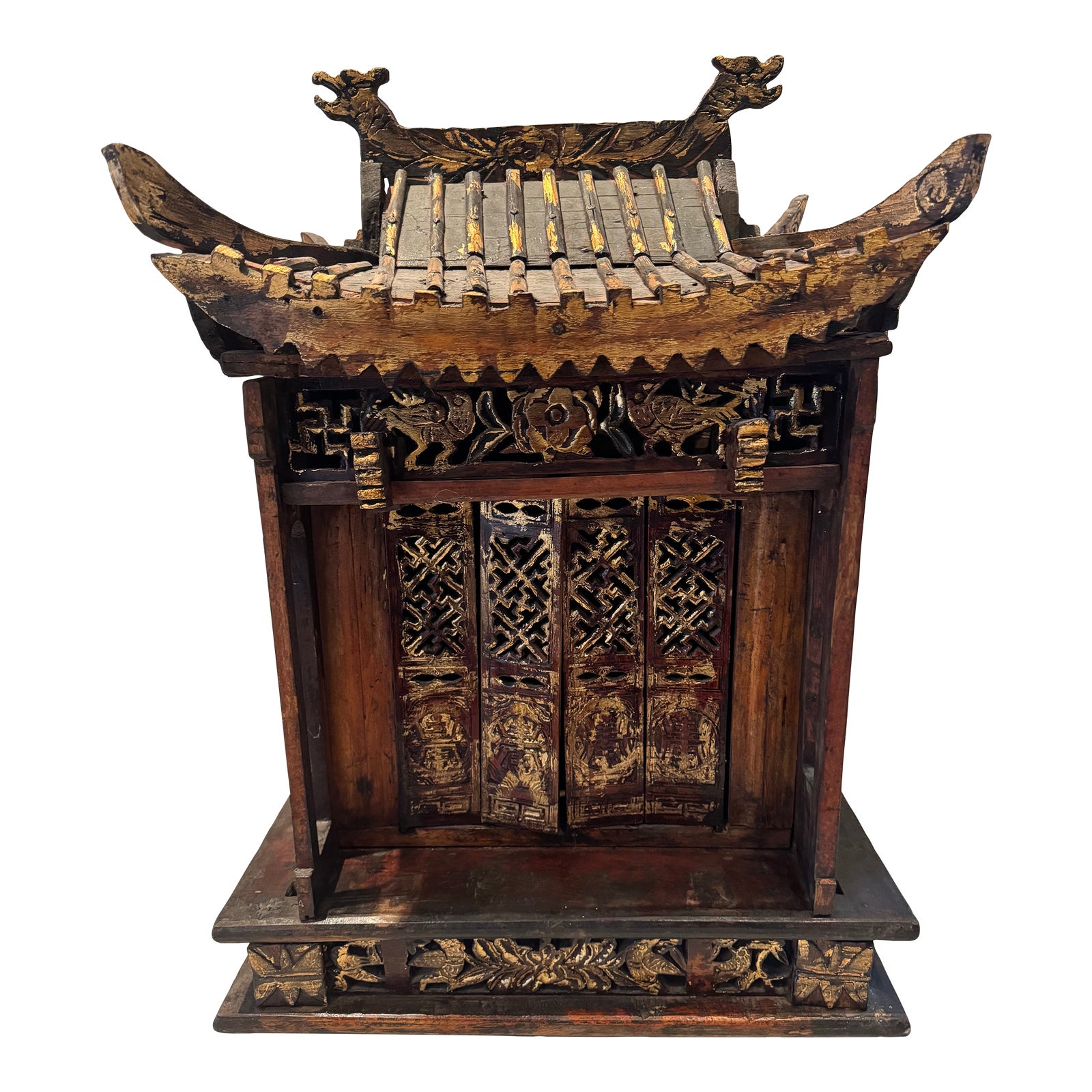 Fabulous 19th Century Architectural Model of a Chinese Temple | Chairish
