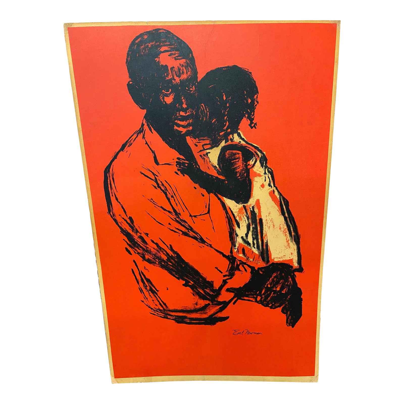 (CIVIL RIGHTS.) Earl Newman; artist. SNCC: Father and Child / 1965 ...