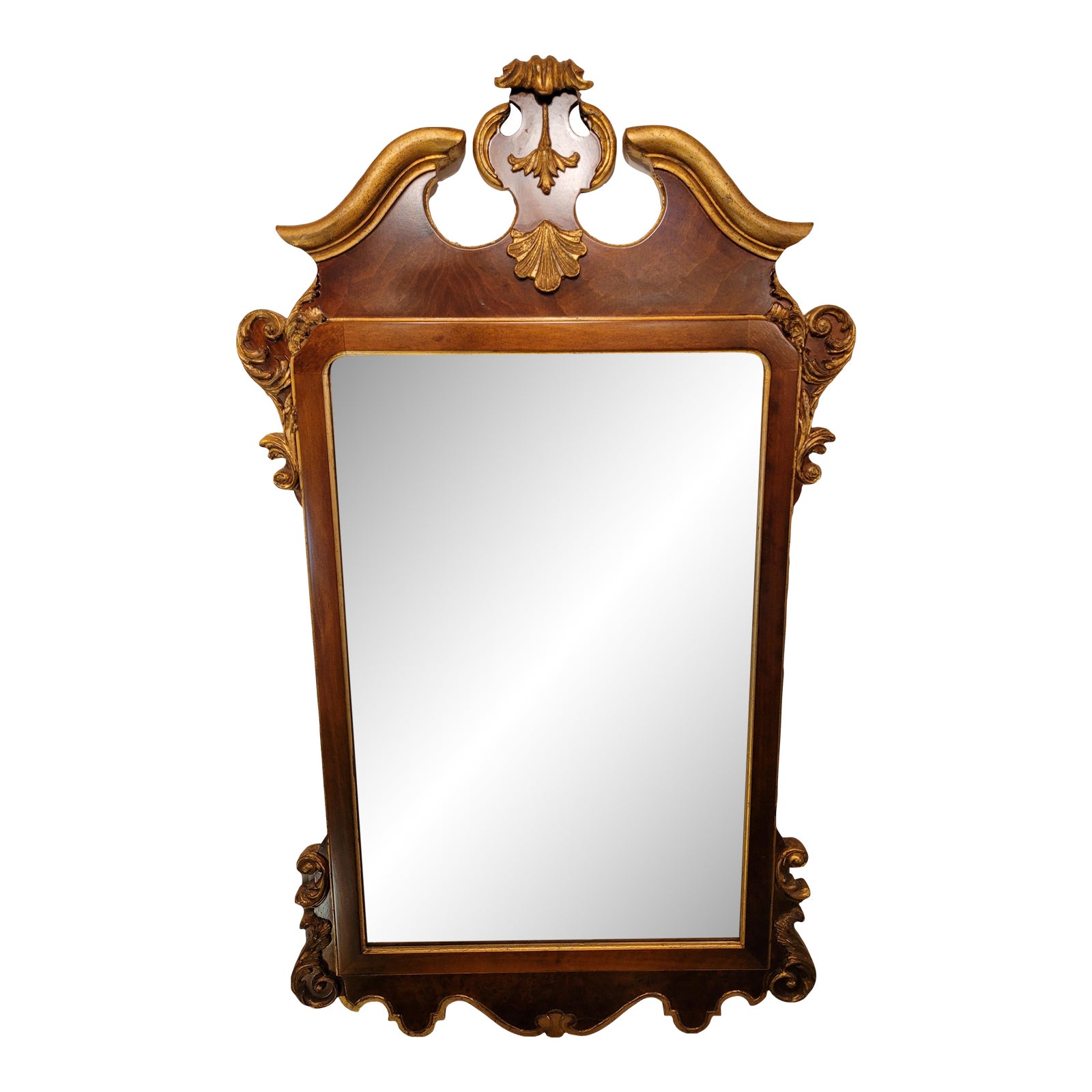 Vintage Georgian Style Mirror Hand Made in Italy | Chairish