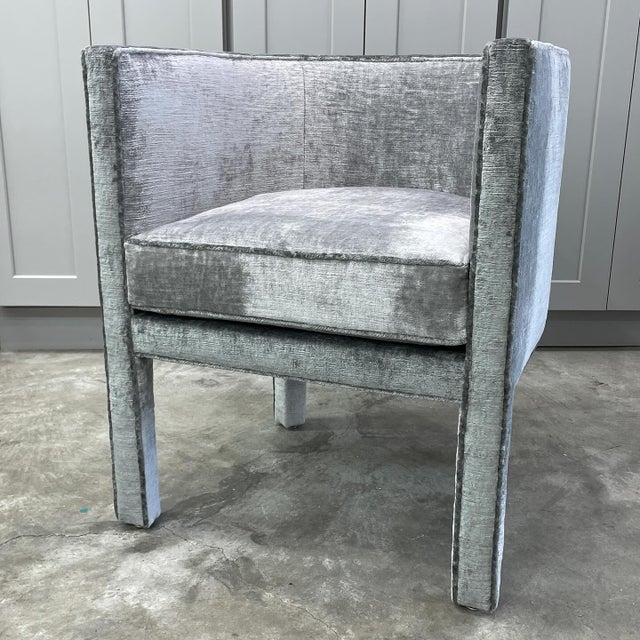 1970s French Tub Chair by Hubert Nicolas | Chairish