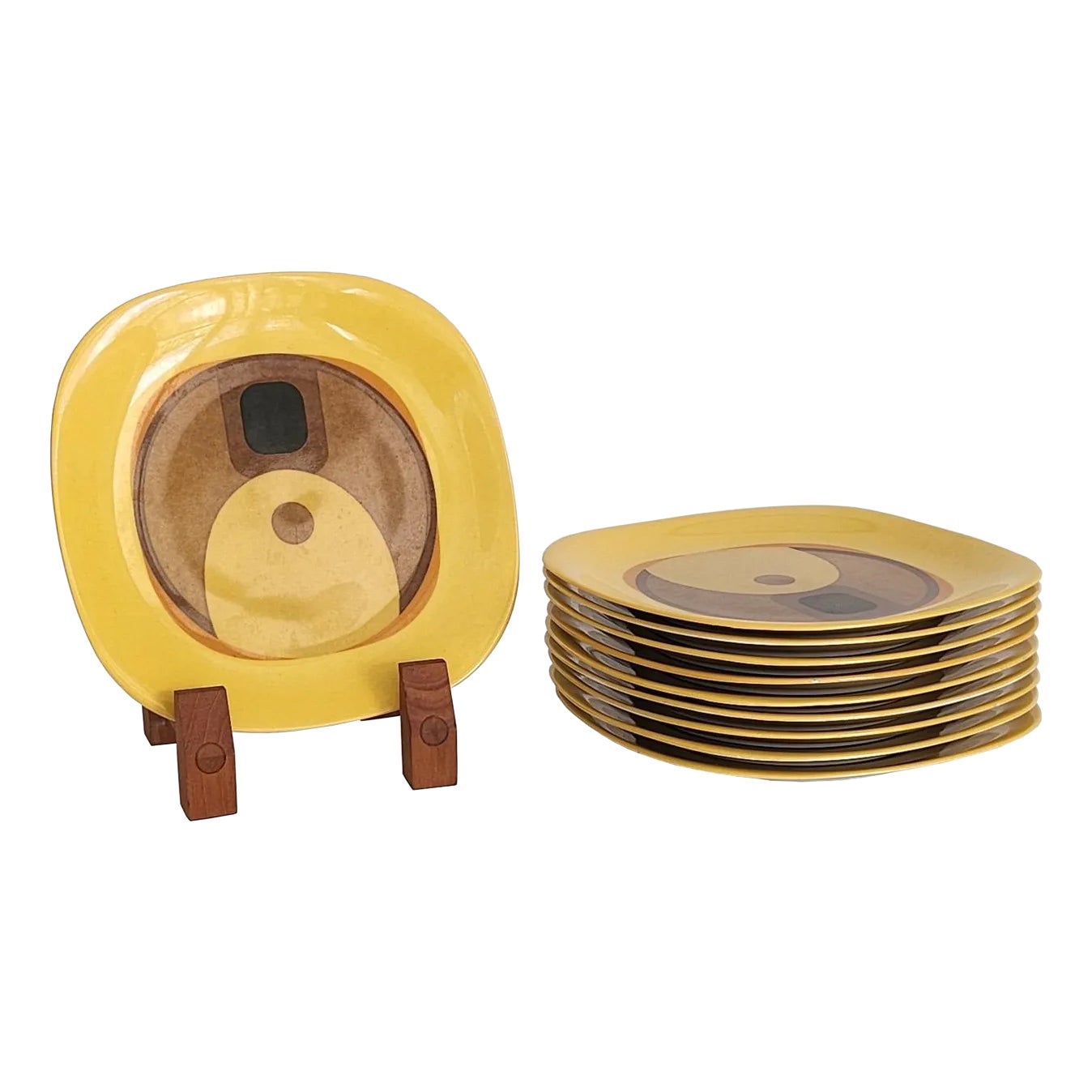 1960s Block Langenthal Evolution Salad/Dessert Plates Designed by ...