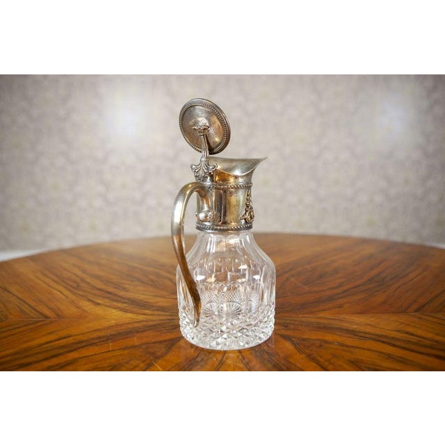 English Pitcher With Silver-Plated Handle From the Turn of the 19th and ...