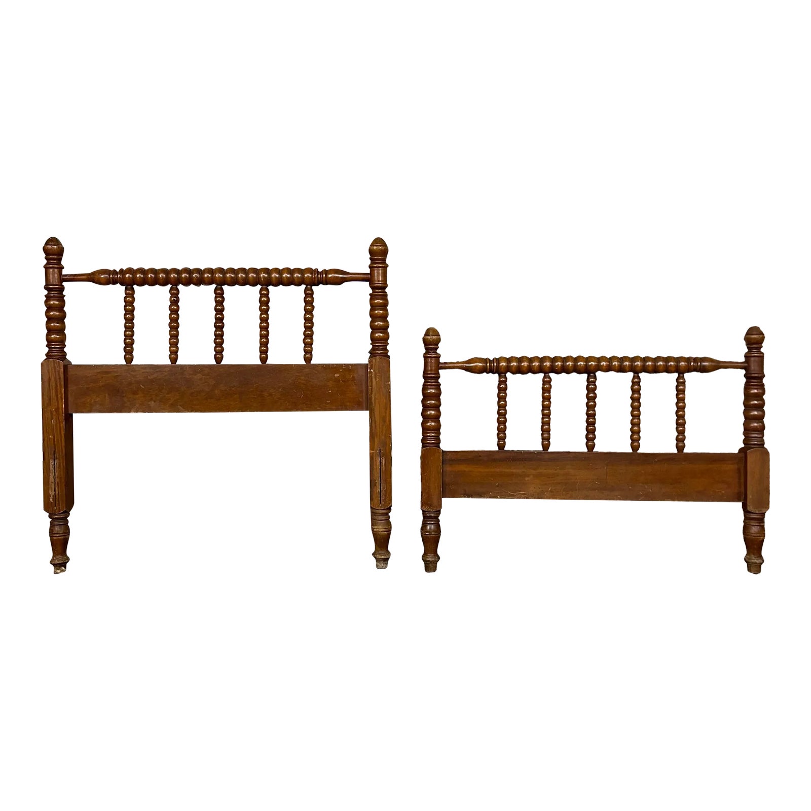 Twin Size Jenny Lind Spool Bed Set | Chairish