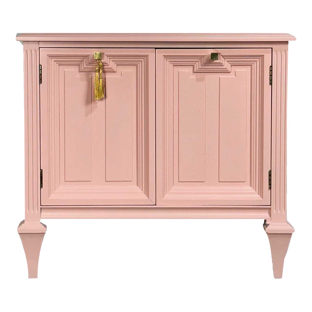 Mid Century Transitional Style Side Table Nightstand by Romweber in ...