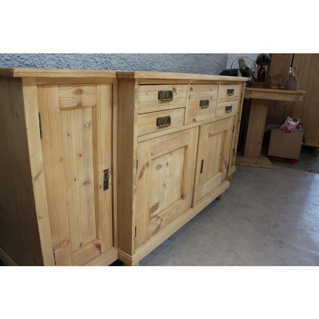 Rustic Wooden Sideboard | Chairish