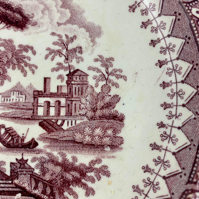 Thomas Mayer Purple Canova Pattern English Staffordshire Transferware ...