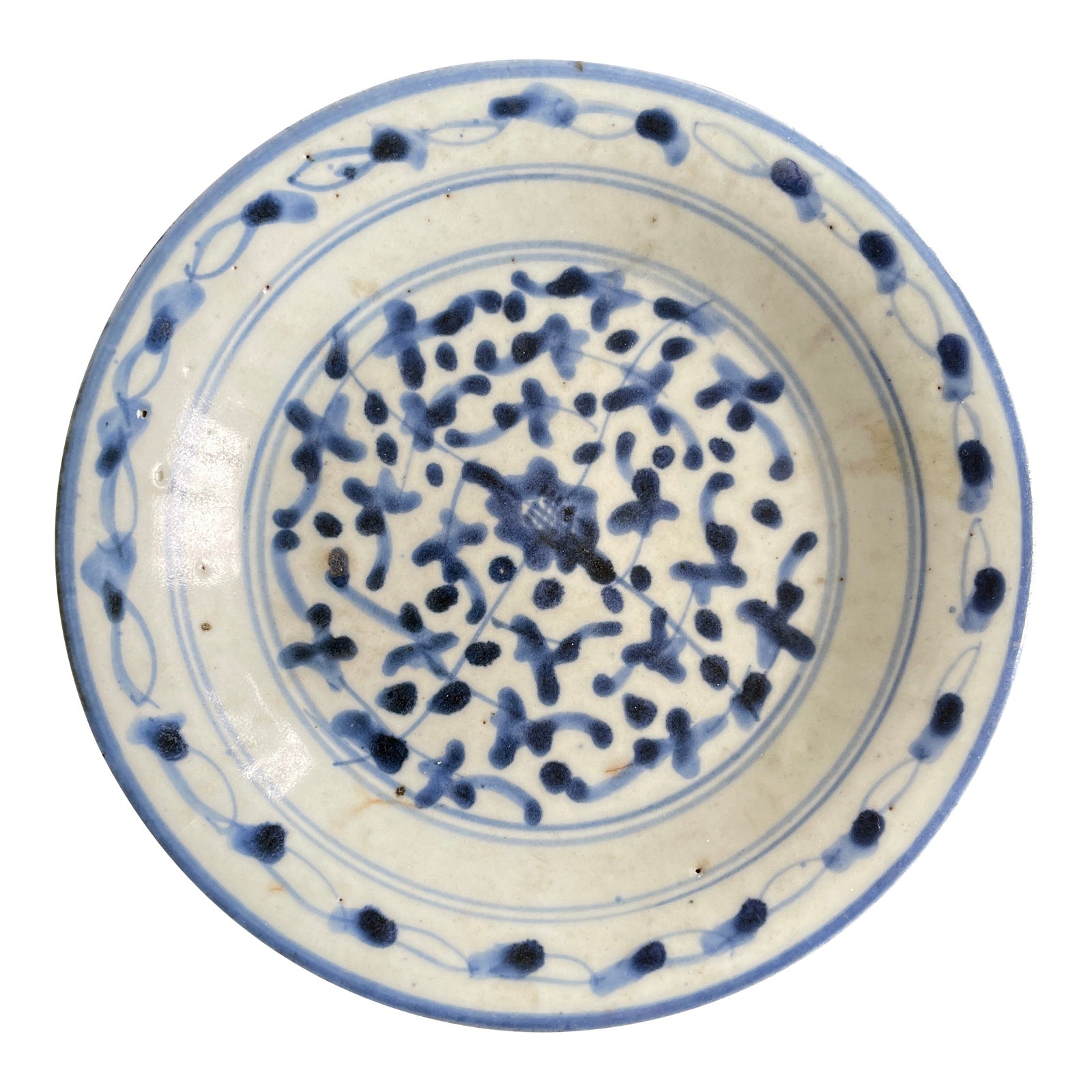Antique Chinese Ming Plate | Chairish