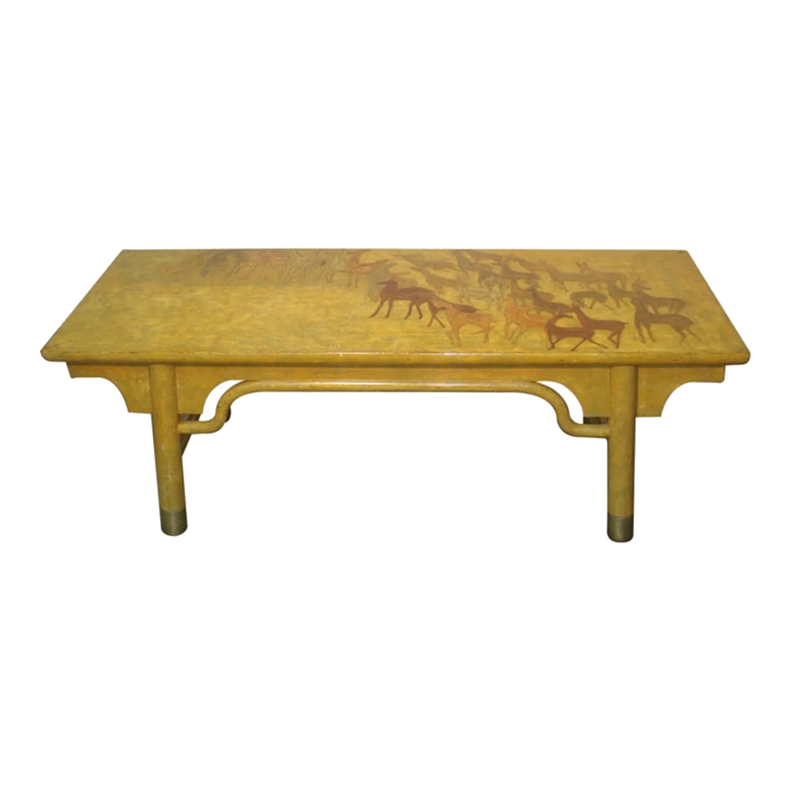 Japanese Artist, Fumio Shimada, Designed Coffee Table. Originally Retailed by Gracie Studio ...