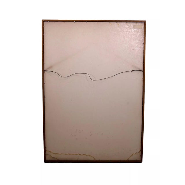 Post Modern Black and White Abstract Expressionist Monoprint Signed ...