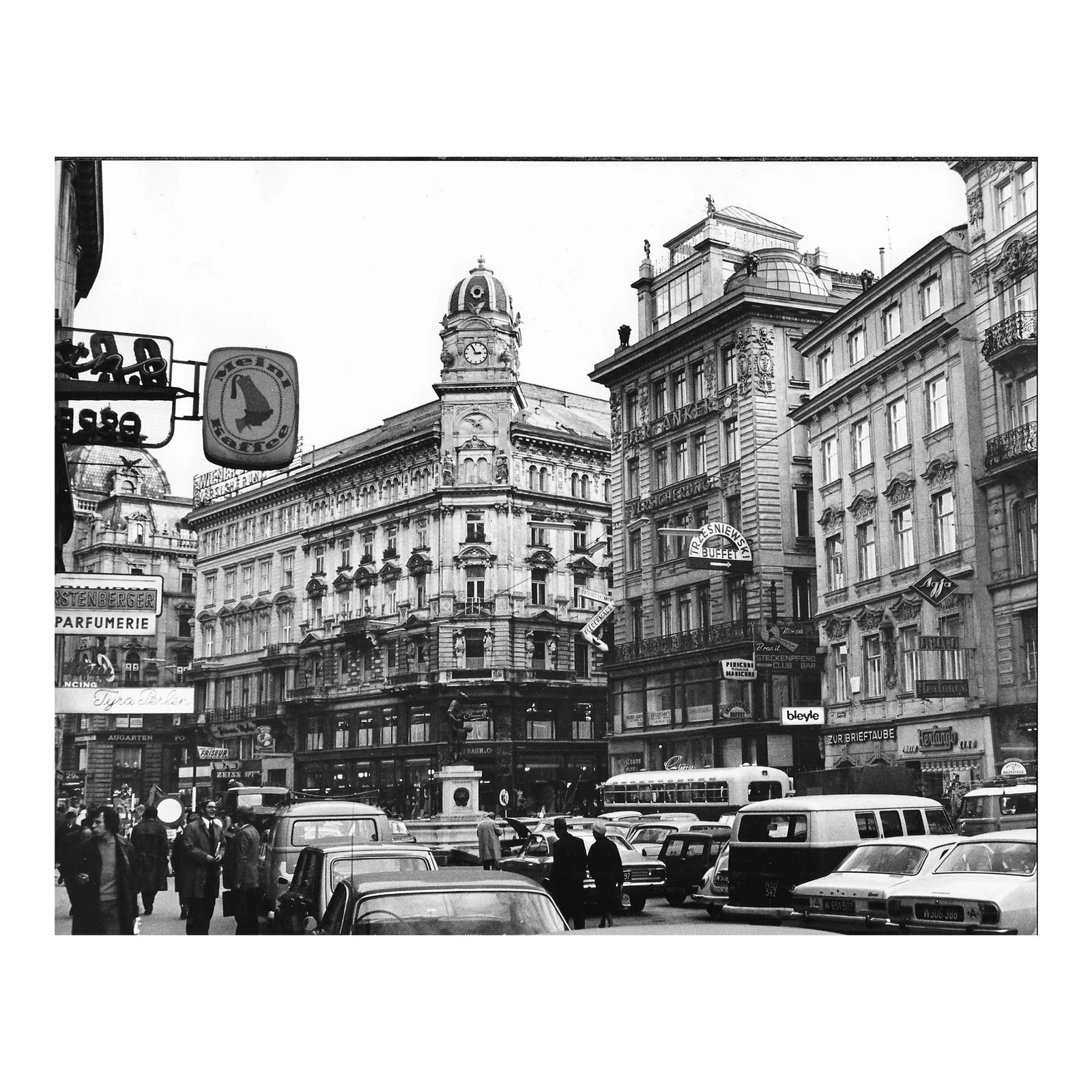 1971 Vienna Austria Street Scene by Don Ware | Chairish