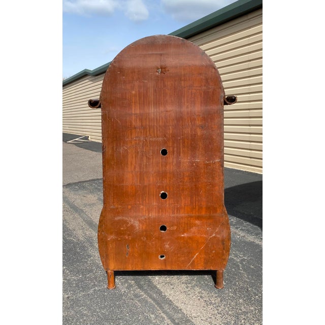 Monumental Handcrafted Dimpled Steel Armoire (Mexico) | Chairish