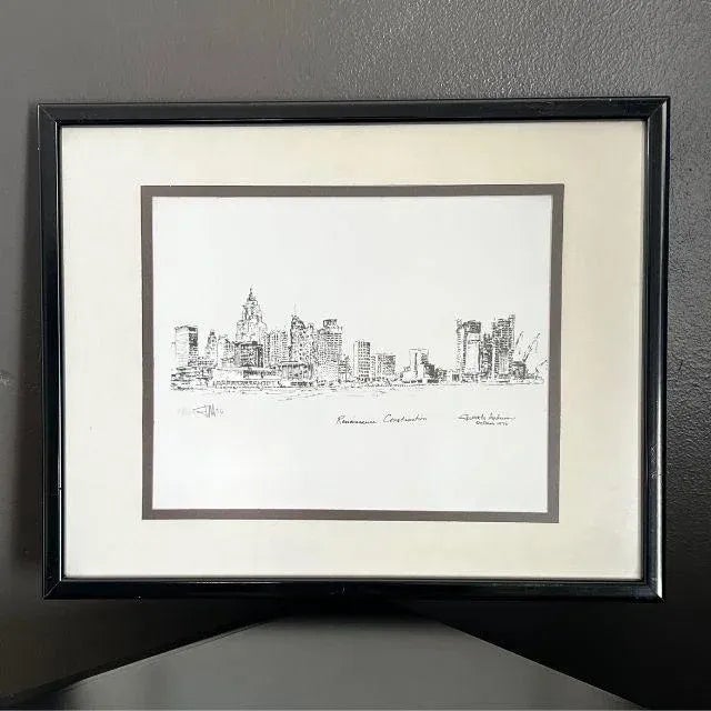 "Renaissance Construction" Detroit Riverfront, Janet M. Anderson, 1975 ...