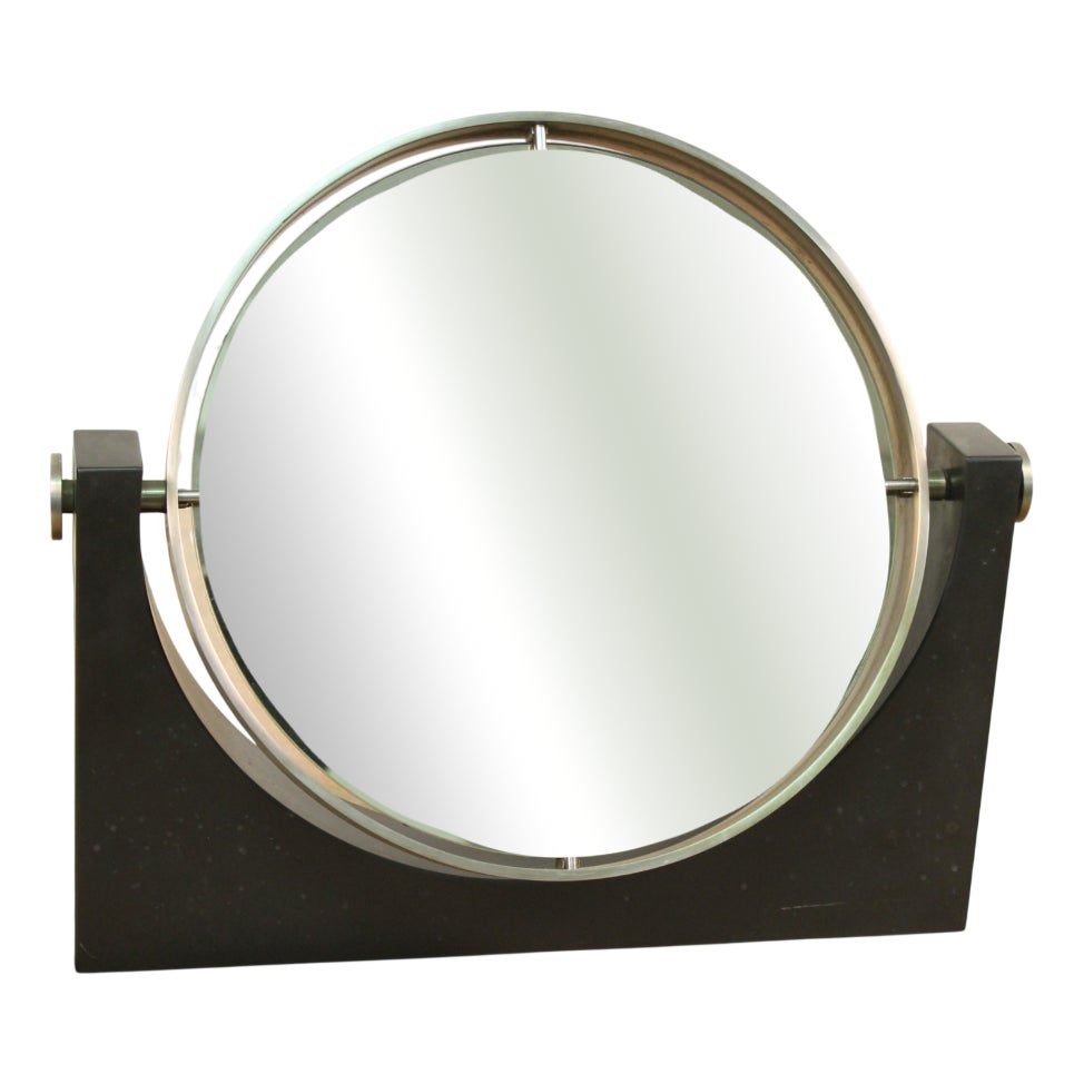 Dressing Table Mirror by Angelo Mangiarotti, 1980 | Chairish