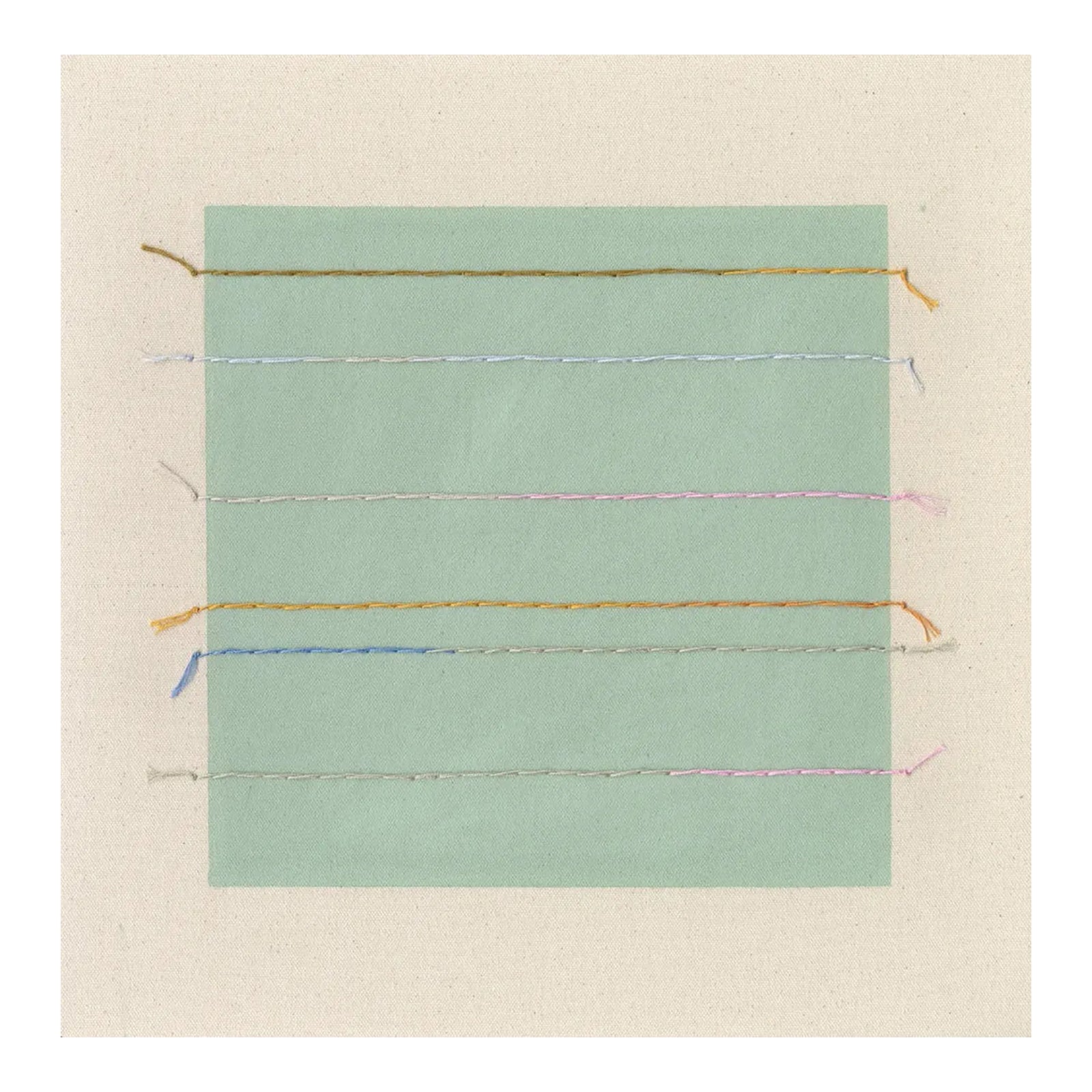 Sage Green Square Geometric Minimalist Art Print by Emily Keating ...