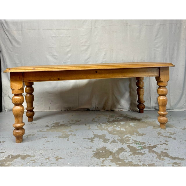 19th Century English Pine Table | Chairish