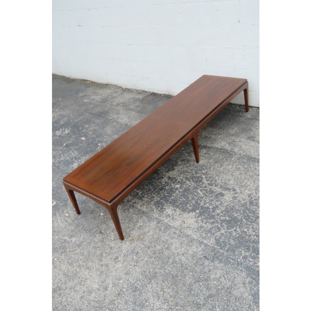 Lane Mid Century Modern Extra Long Coffee Table | Chairish