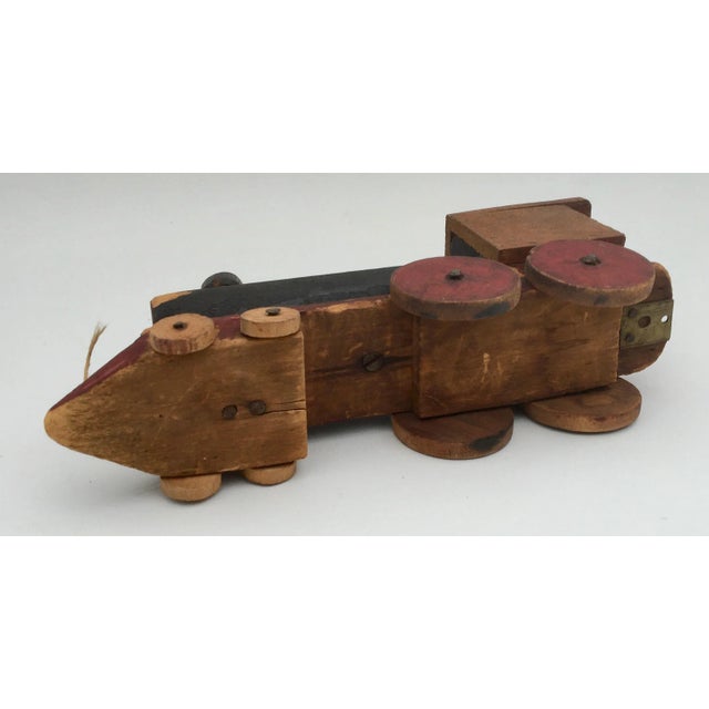 C.1880 Toy Train Carrying a Puzzle - Chicago Limited Vestibule | Chairish