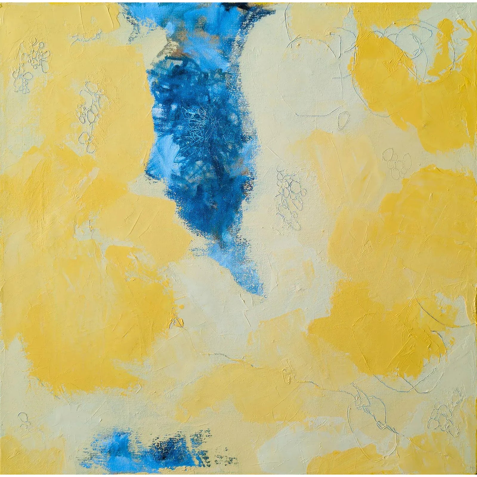 Remnants #01 Contemporary Original Abstract Oil Painting by Vincent ...