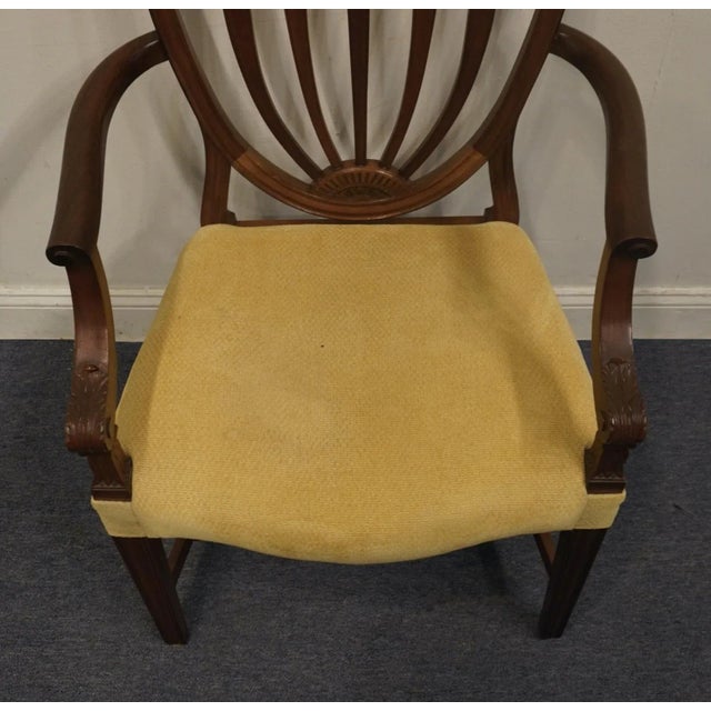 Vintage Antique Mahogany Traditional Hepplewhite Duncan Phyfe Style ...