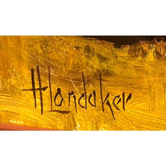 1950s Harold Landaker Original Mid Century Oil Painting of Whimsical ...