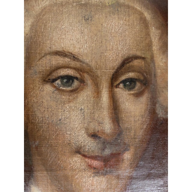 Antique Carolus Rex III Portrait Painting in Gilt Frame | Chairish