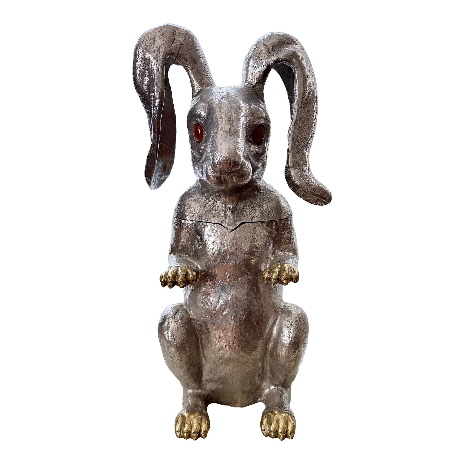 Arthur Court 1986 Bunny Rabbit Wine or Champagne Cooler | Chairish