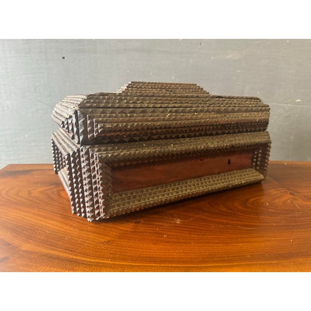 1920’s Tramp Art Box | Chairish