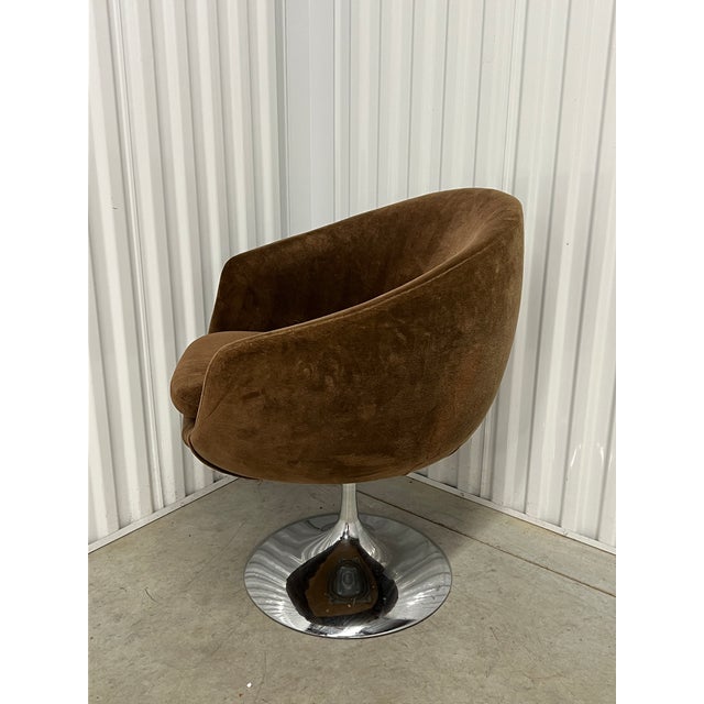 Mid Century Overman Pod Chair | Chairish