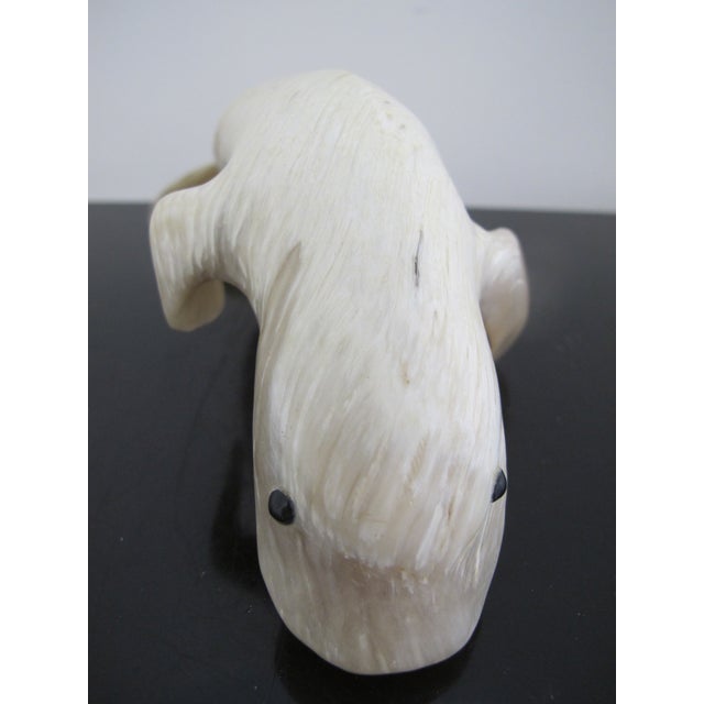 Bert Kimiksana Canada Inuit Tuktoyaktu Beluga Whale Antler Bone ...