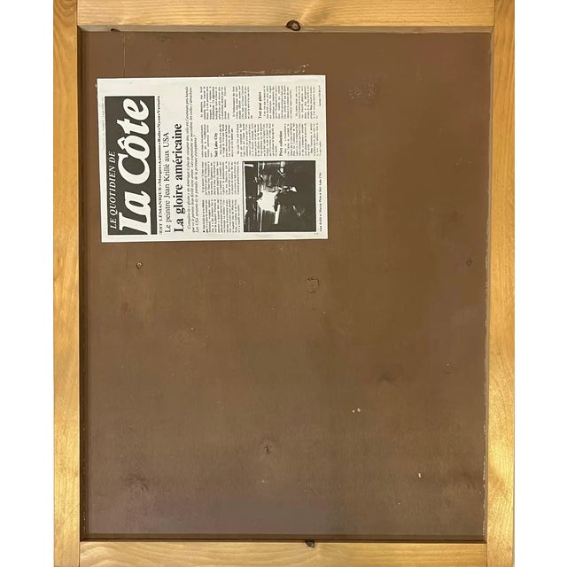 Jean Krille, Landscape 118, Oil on Wood, 1988 | Chairish