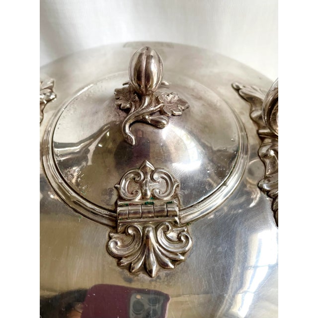 19th Century Silverplate Tilting Teapot With Stand & Burner- 2 Pieces ...