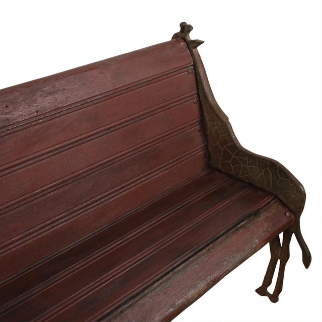 Colchester Zoo Giraffe Bench, England, 1950s | Chairish