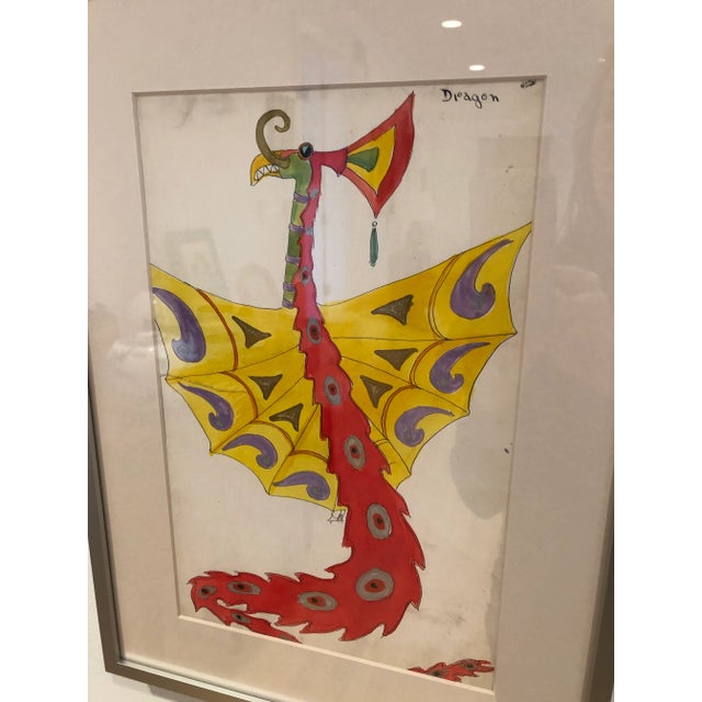 1920s Vintage Lester Design Company Watercolor Painting | Chairish