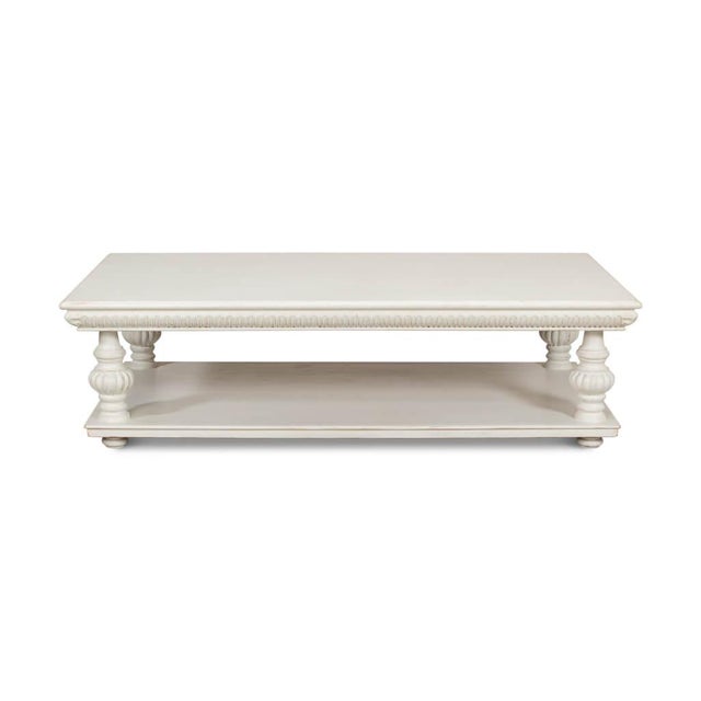 Antique White Cocktail Table | Chairish