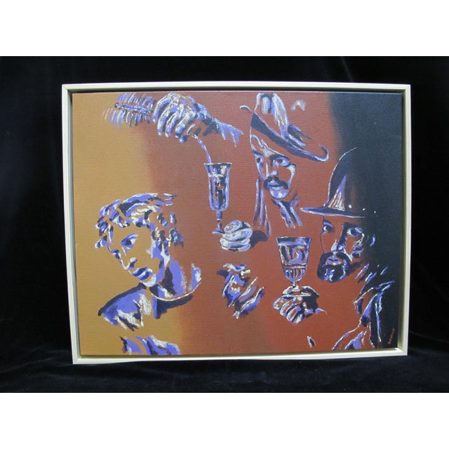 Michael Yachnik Oregon Modern Pop Art Acrylic Cheers Spirits Toast ...