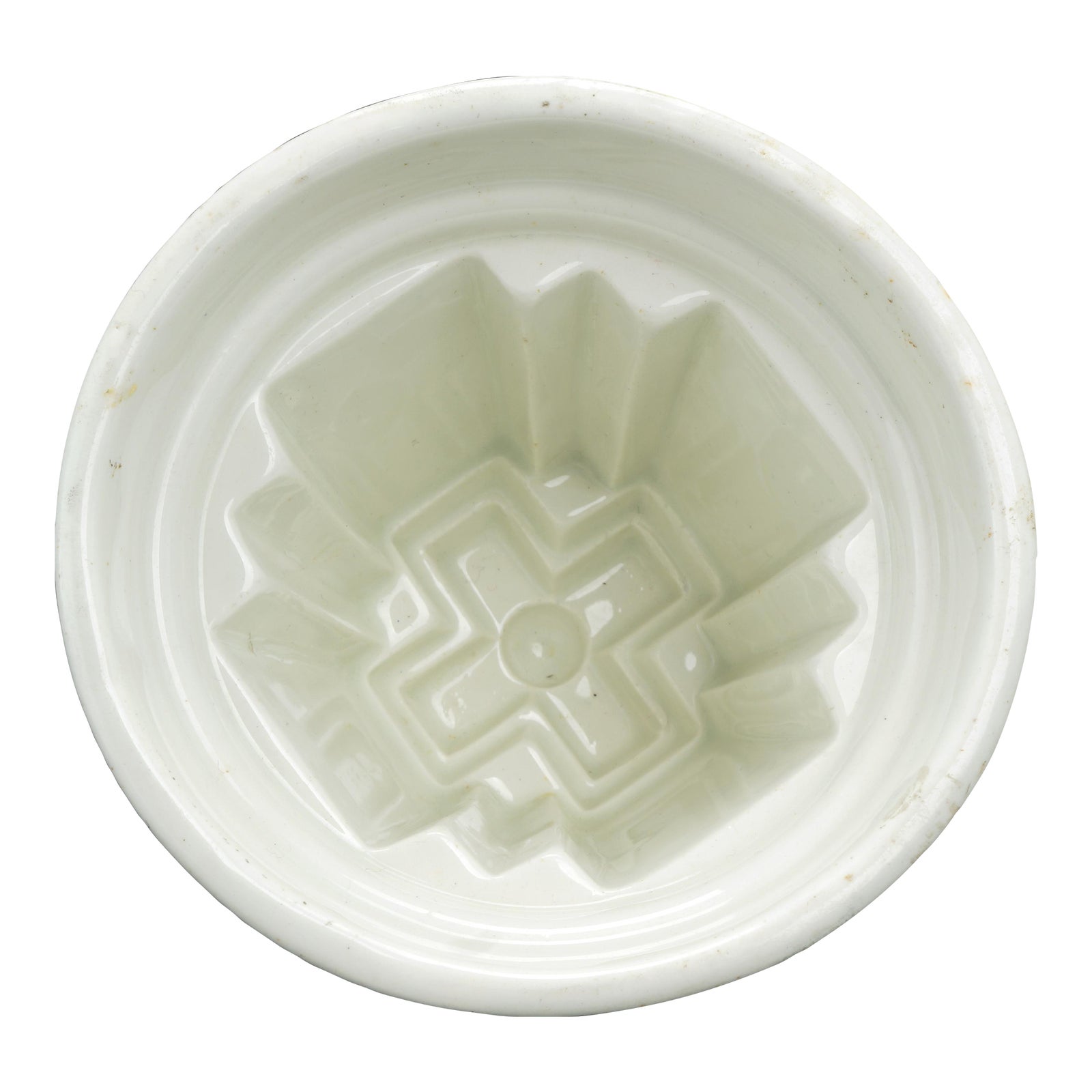 Victorian Food Mold Geometric Design Conical Shape | Chairish