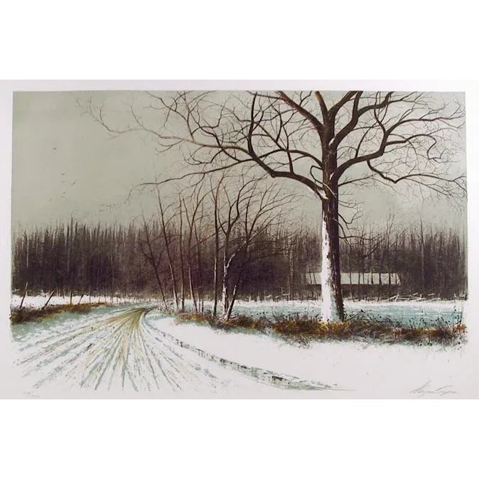 Spring Road, Wayne Cooper Lithograph, Signed and Numbered in Pencil ...