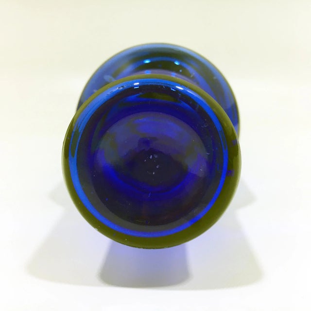 Cobalt Glass Rolling Pin | Chairish