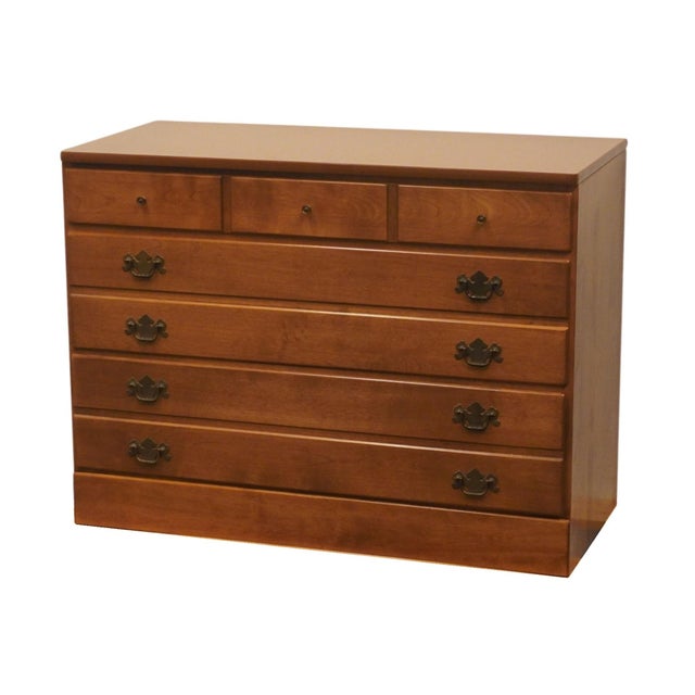 Ethan Allen Heirloom Nutmeg Maple Crp Custom Room Plan 40" Three Drawer ...