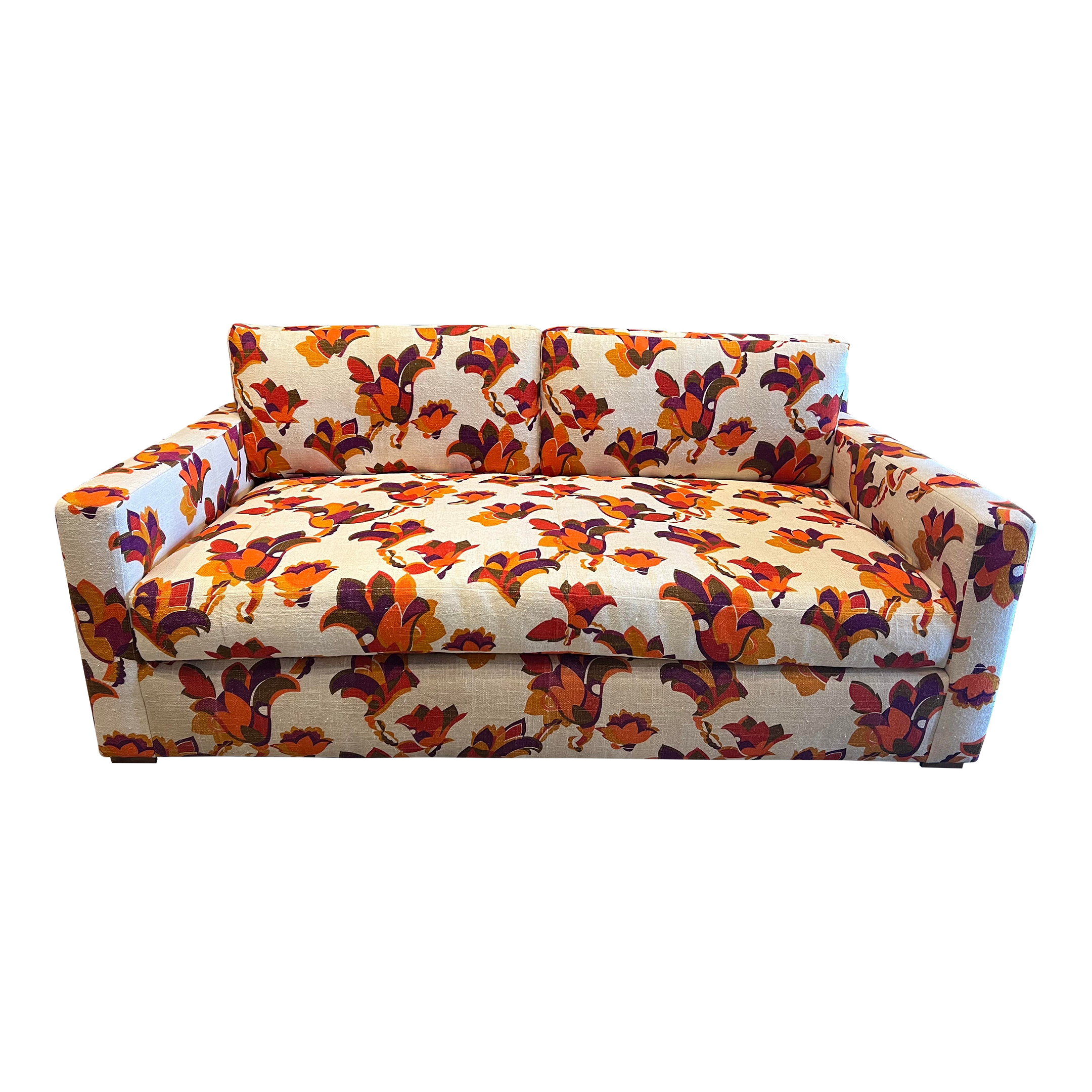 old floral pattern couch