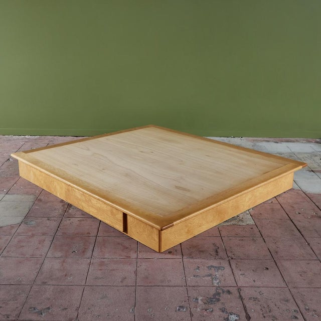 Gerald McCabe Platform King Bed | Chairish