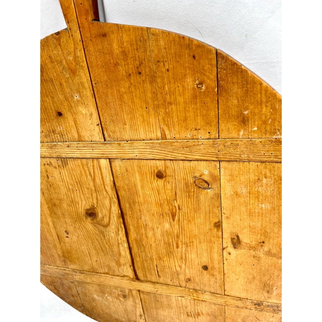 Early 1900s Large Round German Bread Board | Chairish