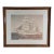 Vintage Nautical Theme Photograph of Sailing Ship in Oak Frame Dated ...